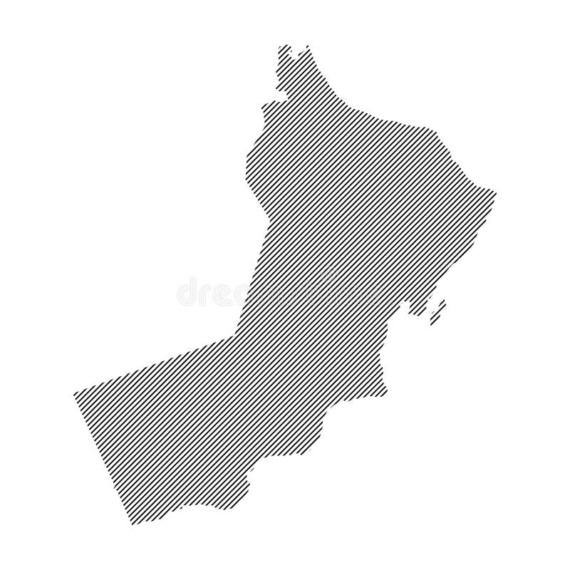Oman map icon stock illustration. Illustration of shape - 349415424