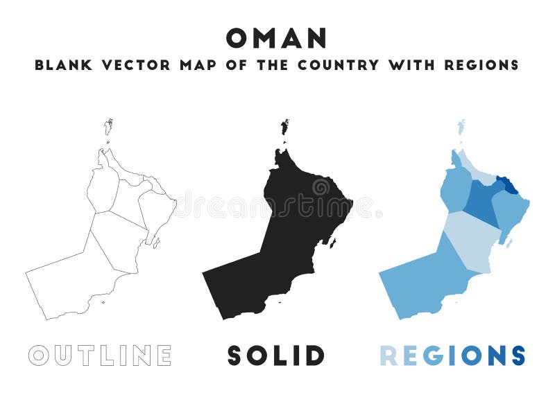 Oman map. stock vector. Illustration of design, border - 268049060