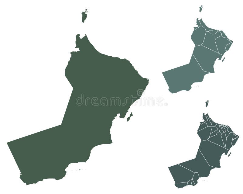 Infographic for Oman, Detailed Map of Oman with Flag Stock Vector ...