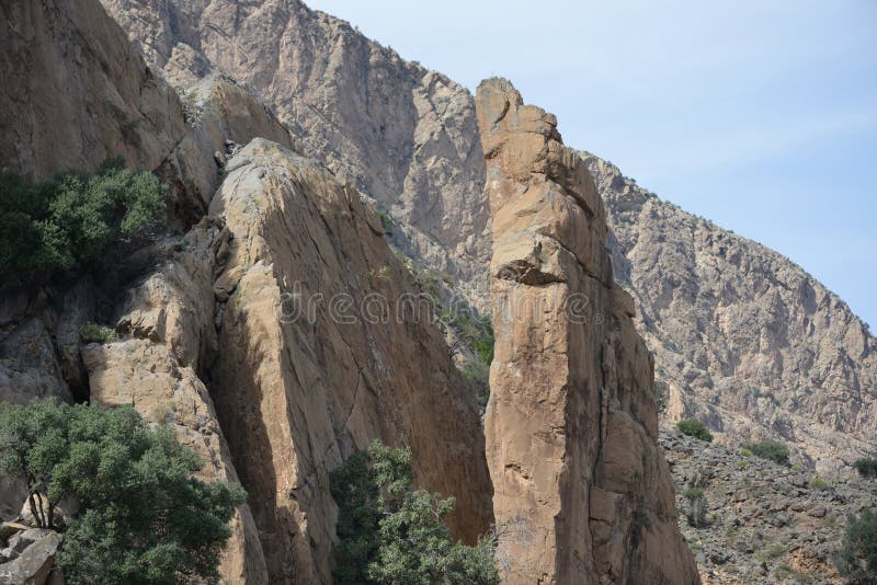 Oman mountains geology stock image. Image of cliff, plateau - 237982995