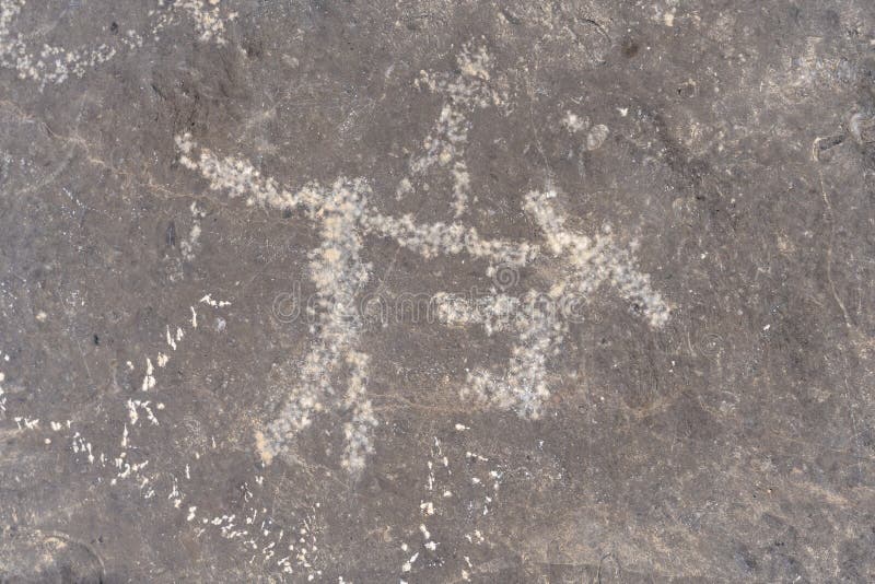 Oman - Musandam - Ancient Petroglyph Engravings Stock Image - Image of ...
