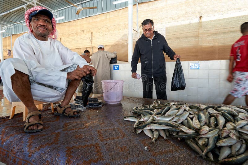Oman. Muscat editorial stock photo. Image of faces, fishmonger - 298556743