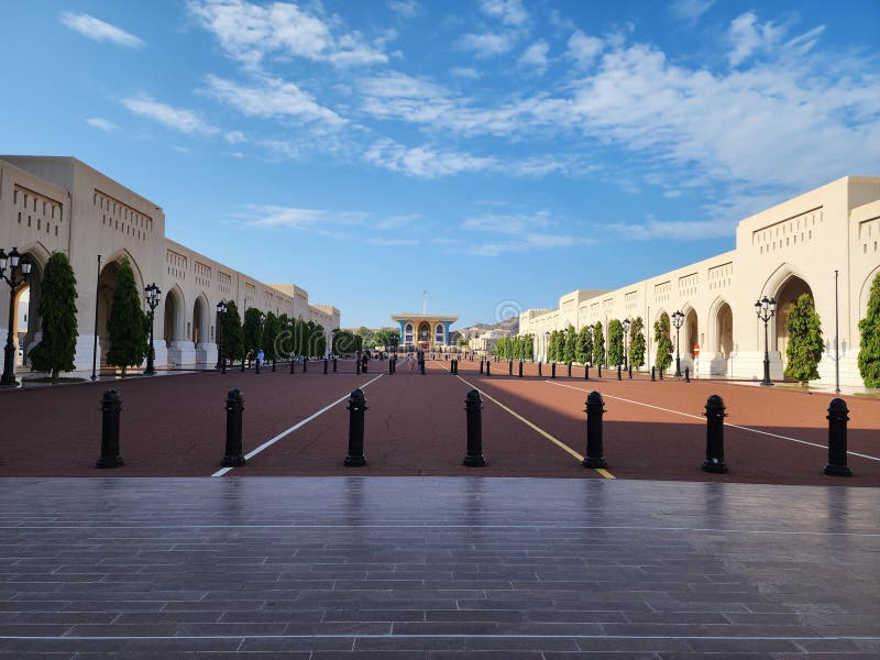 Oman Muscat Palace of the Sultan. Stock Image - Image of shaped ...