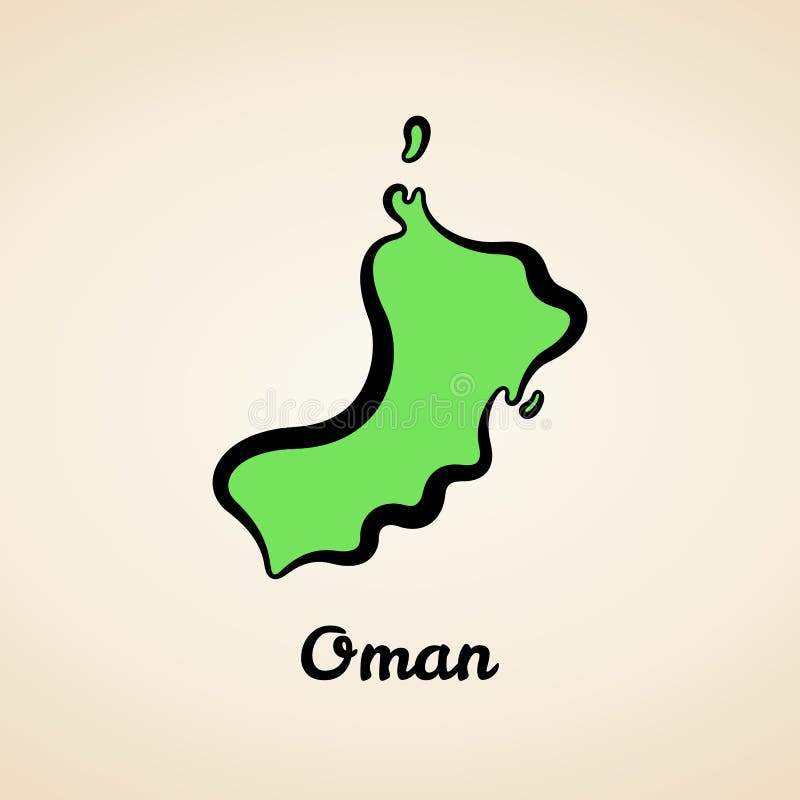 Oman Outline Icon. Can Be Used for Web, Logo, Mobile App, UI, UX Stock ...