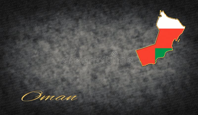 Oman Symbols, Map of Oman stock image. Image of sultanate - 338528869