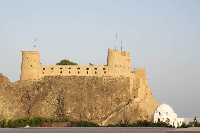 Muscat Fortress stock image. Image of architecture, historic - 4117303