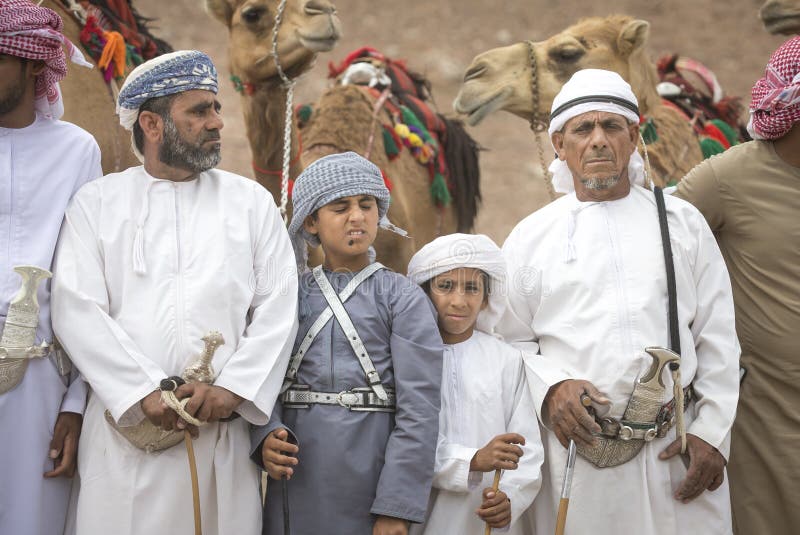 Omani Men after a Successful Race Editorial Stock Image - Image of ...