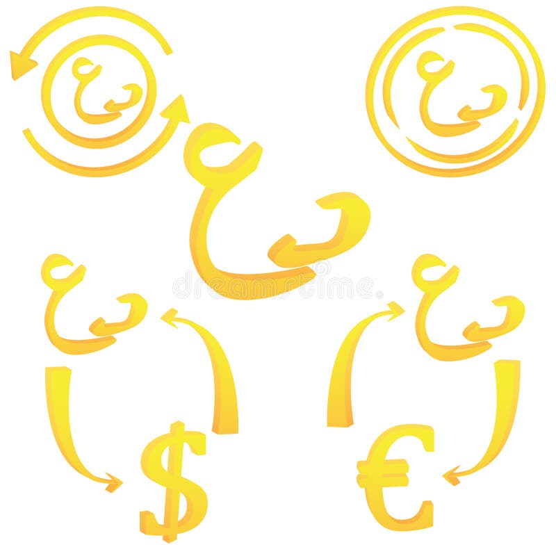 Omani Rial Symbol Icon of Oman Stock Vector - Illustration of finance ...