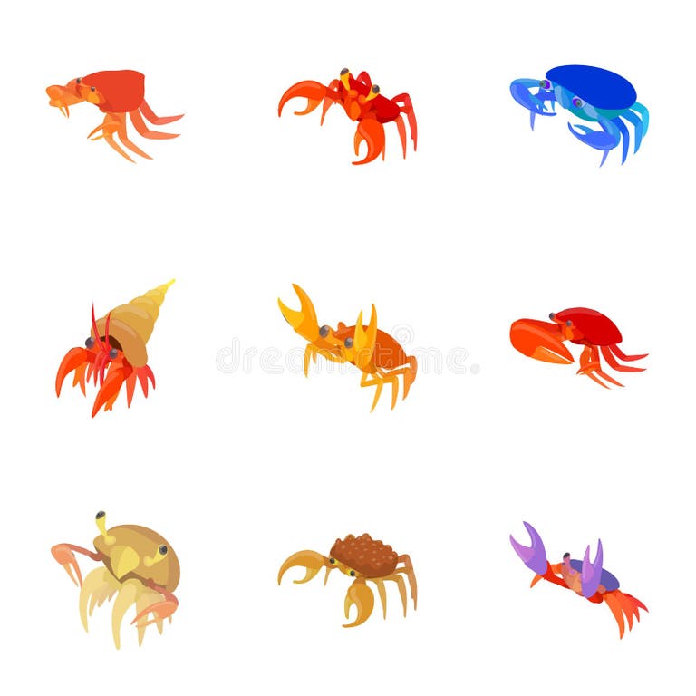 Omar Icons Set, Cartoon Style Stock Vector - Illustration of life ...