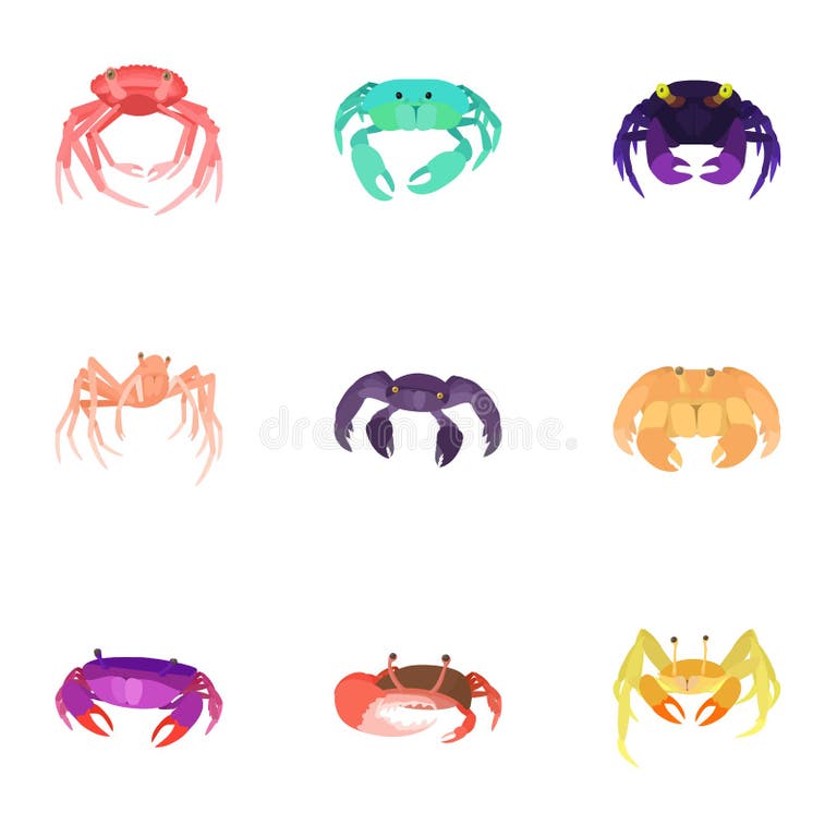 Omar Icons Set, Cartoon Style Stock Vector - Illustration of menu ...