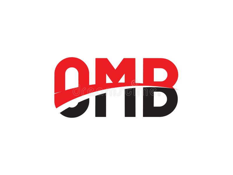 OMB Letter Initial Logo Design Vector Illustration Stock Vector ...