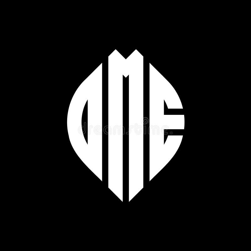 OME Circle Letter Logo Design with Circle and Ellipse Shape. OME ...