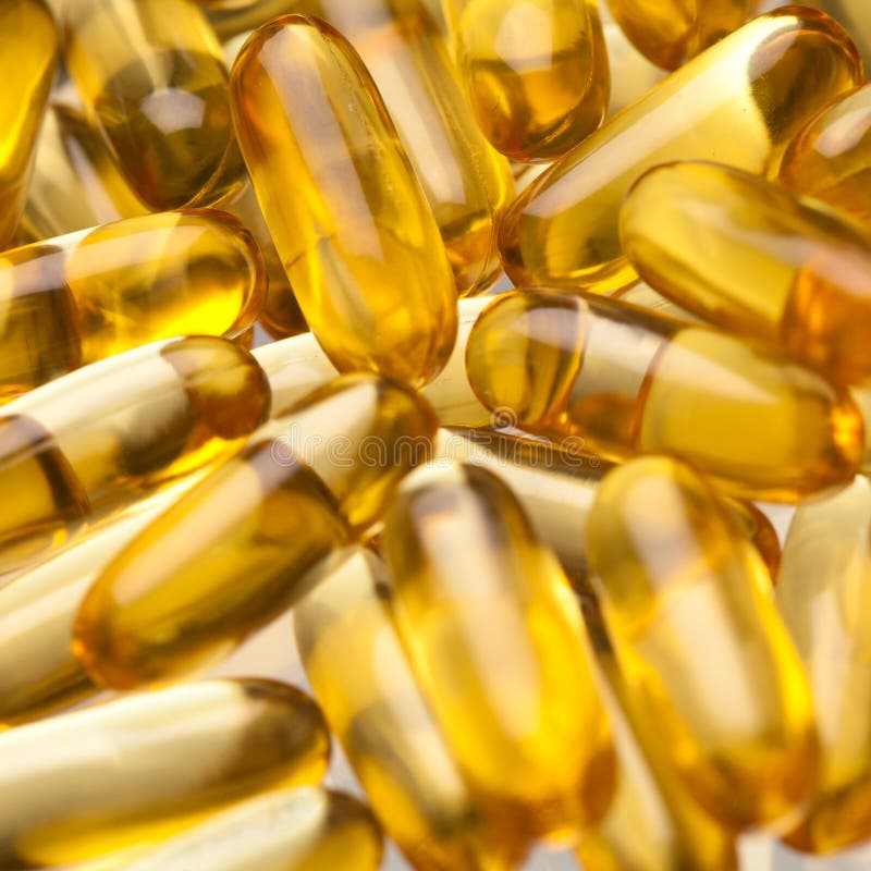 Omega-3 Fish Fat Oil Capsules Stock Image - Image of omega3, active ...