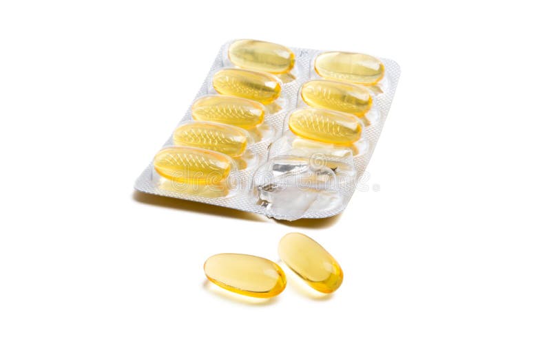 Omega 3 capsule fotografia stock. Immagine di isolato - 140218082