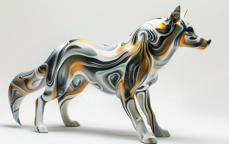 Omega Dog Against White -Generative Ai Stock Photo - Image of interior ...