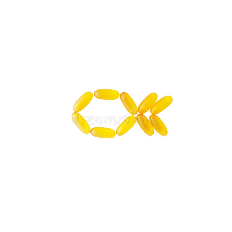 Shape fish capsules stock photo. Image of conceptual - 269293238