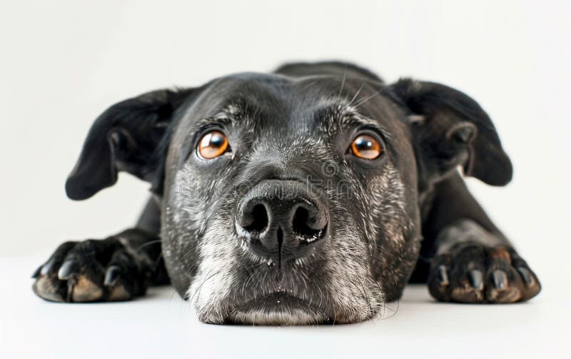 Omega Puppy on Pure White -Generative Ai Stock Photo - Image of animal ...