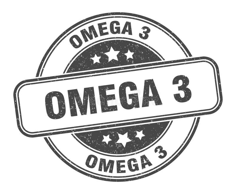 Omega 3 Stamp. Omega 3 Label. Round Grunge Sign Stock Vector ...