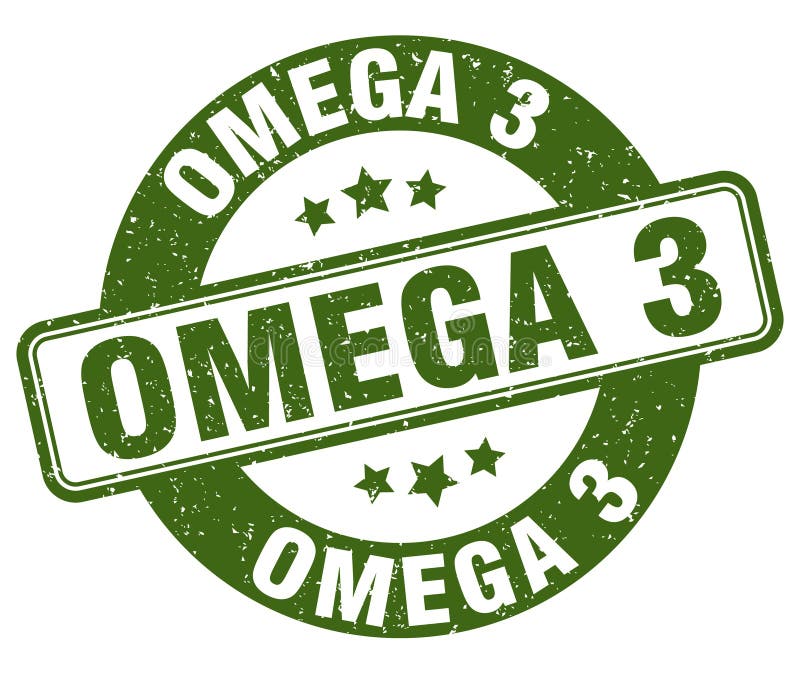 Omega 3 Stamp. Omega 3 Label. Round Grunge Sign Stock Vector ...