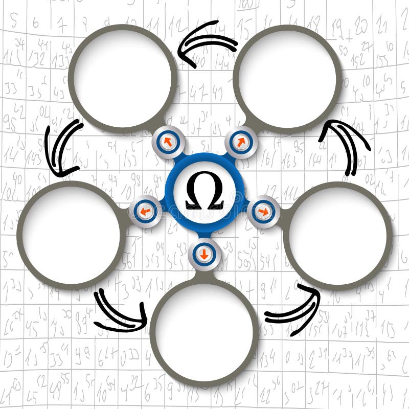 Omega symbol stock vector. Illustration of background - 61359665