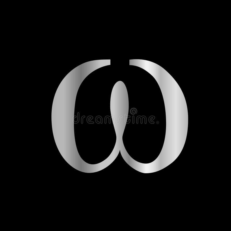 3d OMEGA symbol stock vector. Illustration of graphic - 100090011