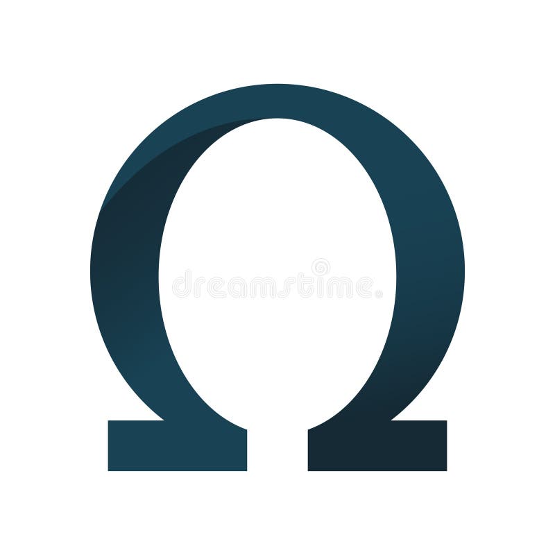 Omega Symbols Icon Vector on Trendy Design Stock Vector - Illustration ...