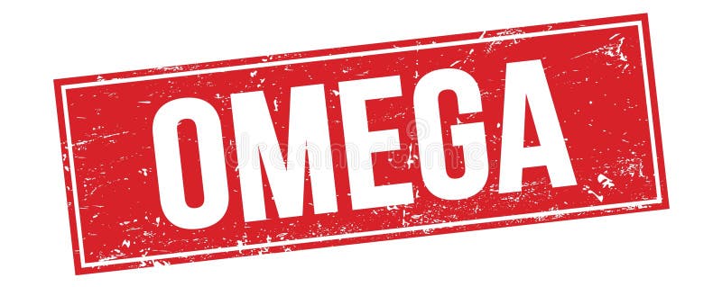OMEGA 6 Text Written on Red Round Stamp Sign Stock Illustration ...