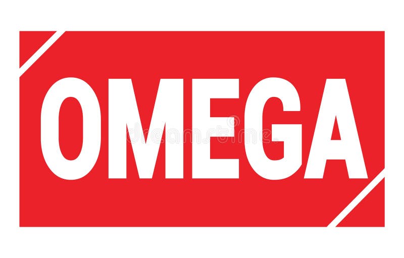 OMEGA Text Written on Red Stamp Sign Stock Illustration - Illustration ...