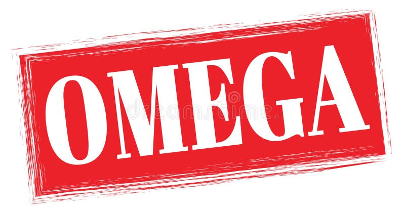 OMEGA Text Written on Red Stamp Sign Stock Illustration - Illustration ...