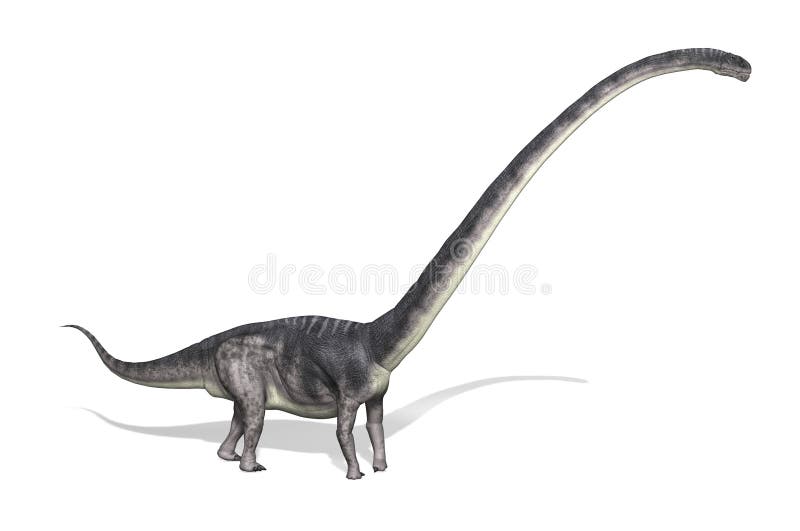 Omeisaurus Dinosaur stock illustration. Illustration of extinct - 48084062