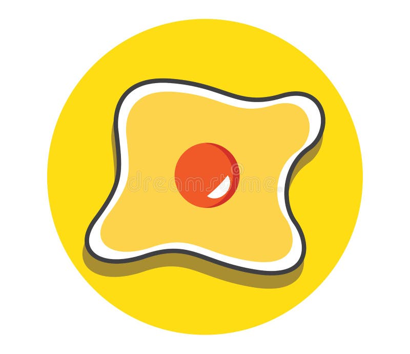 Omelet Icon Design stock illustration. Illustration of cooking - 85022421
