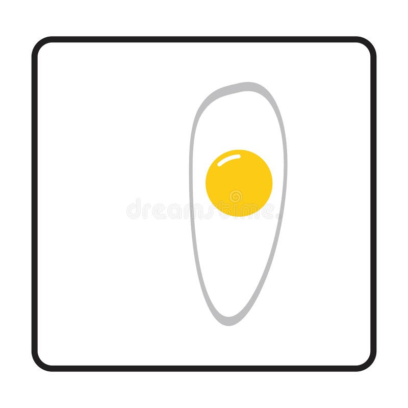 Omelet Icon. Egg Icon Vector Illustration Stock Vector - Illustration ...