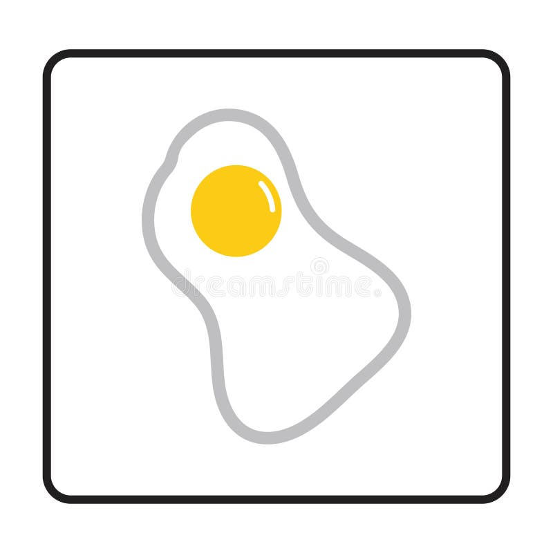 Omelet Icon. Egg Icon Vector Illustration Stock Vector - Illustration ...