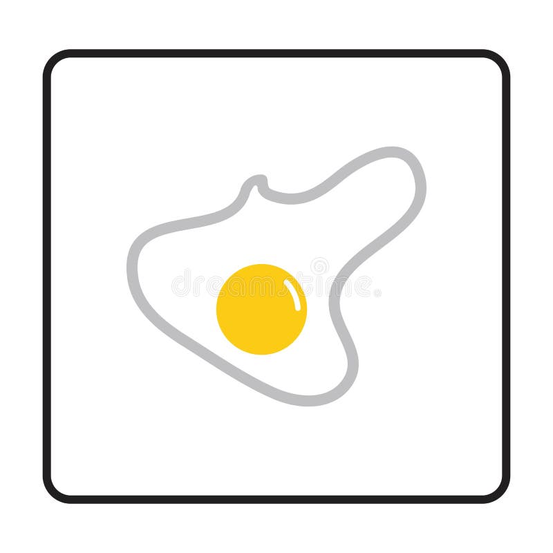 Omelet Icon. Egg Icon Vector Illustration Stock Vector - Illustration ...