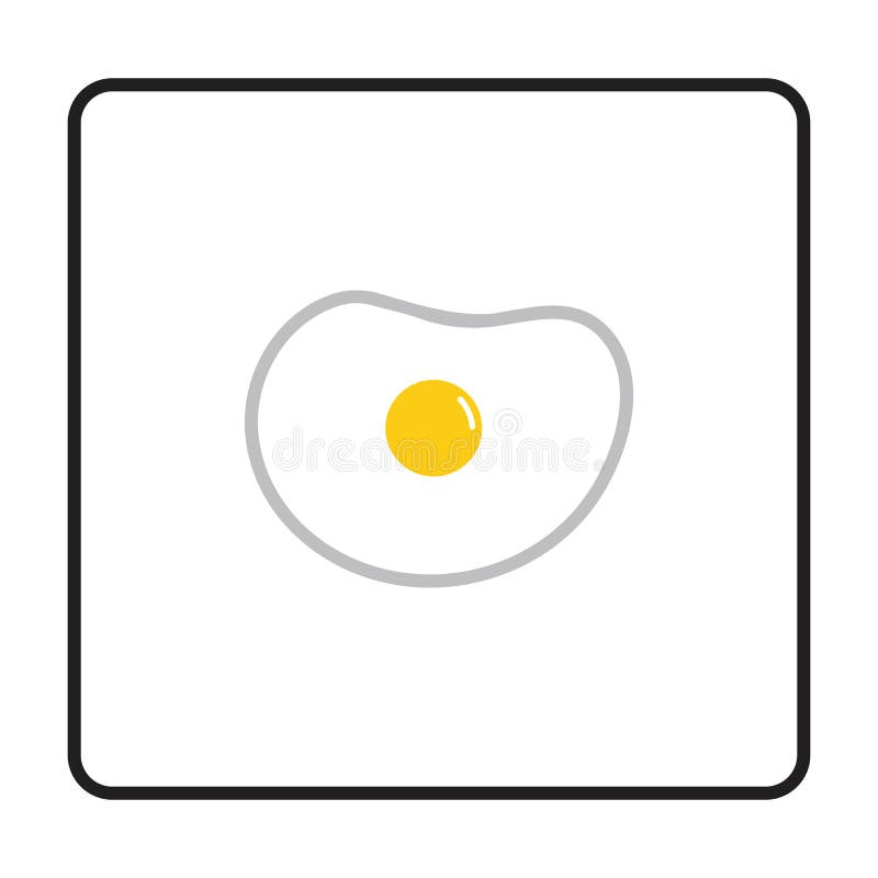 Omelet Icon. Egg Icon Vector Illustration Stock Vector - Illustration ...
