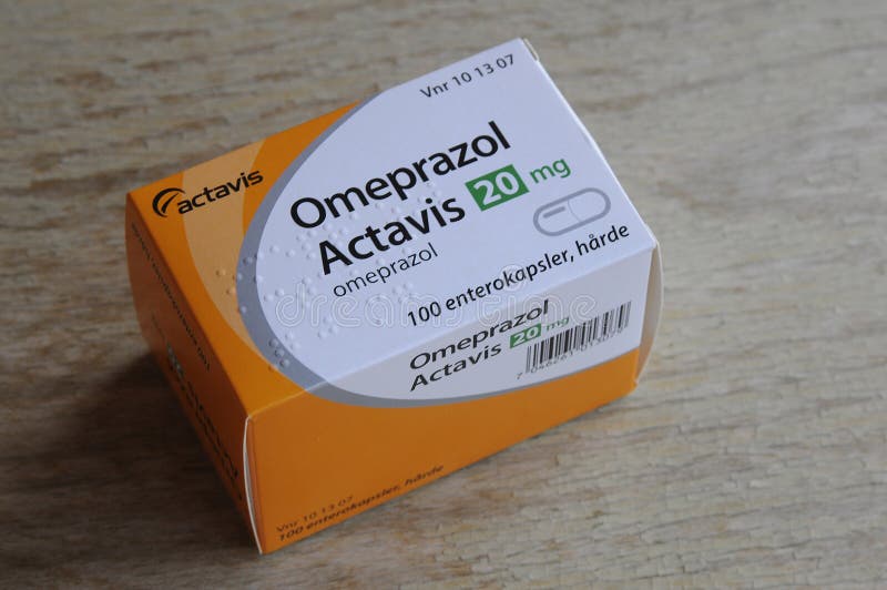 MEDICINA DE OMEPRAZOL ACTAVIS Foto de archivo editorial - Imagen de ...