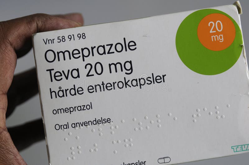 OMEPRAZOLO TEVA 20 MG fotografia stock editoriale. Immagine di economia ...