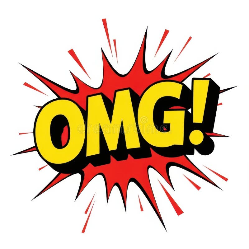 Pop Art Omg Exclamation Stock Illustrations – 303 Pop Art Omg ...