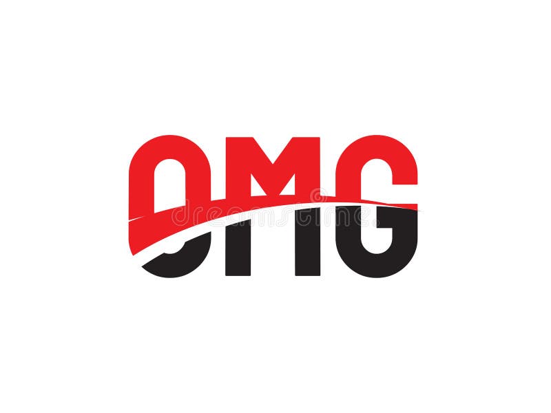 OMG Letter Initial Logo Design Vector Illustration Stock Vector ...