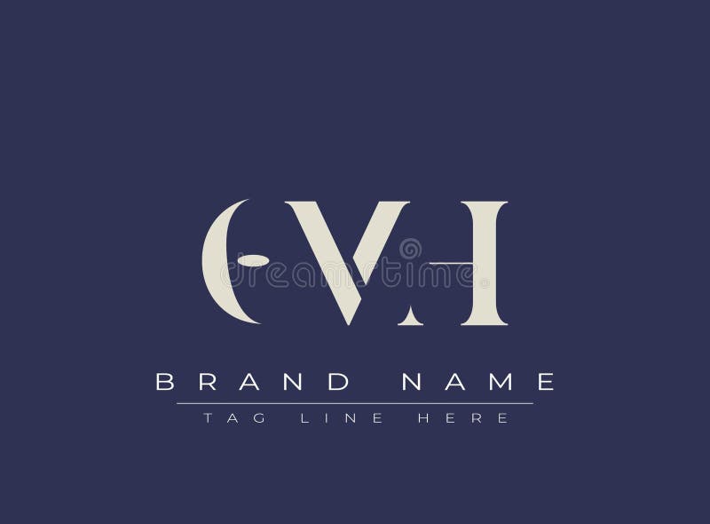 OMH Abstract Letter Logo Design Stock Vector - Illustration of icon ...