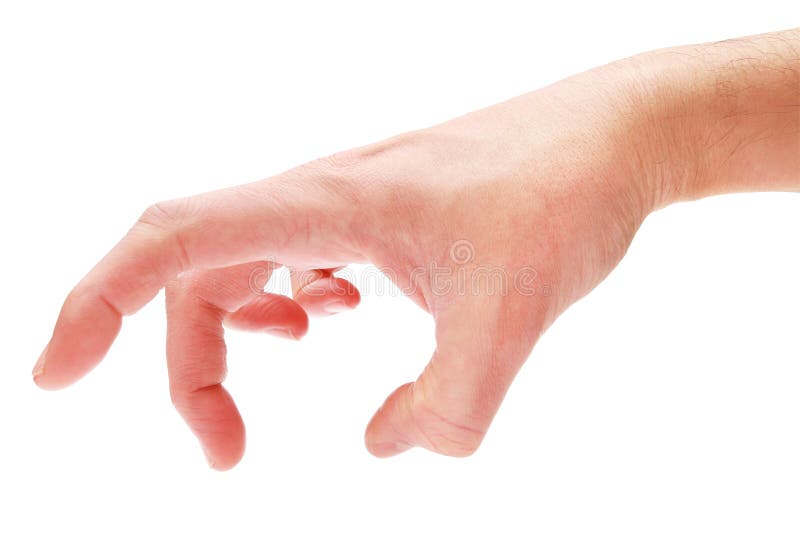 Omhoog Met De Hand Plukkend Voorwerp Stock Afbeelding - Image of ...