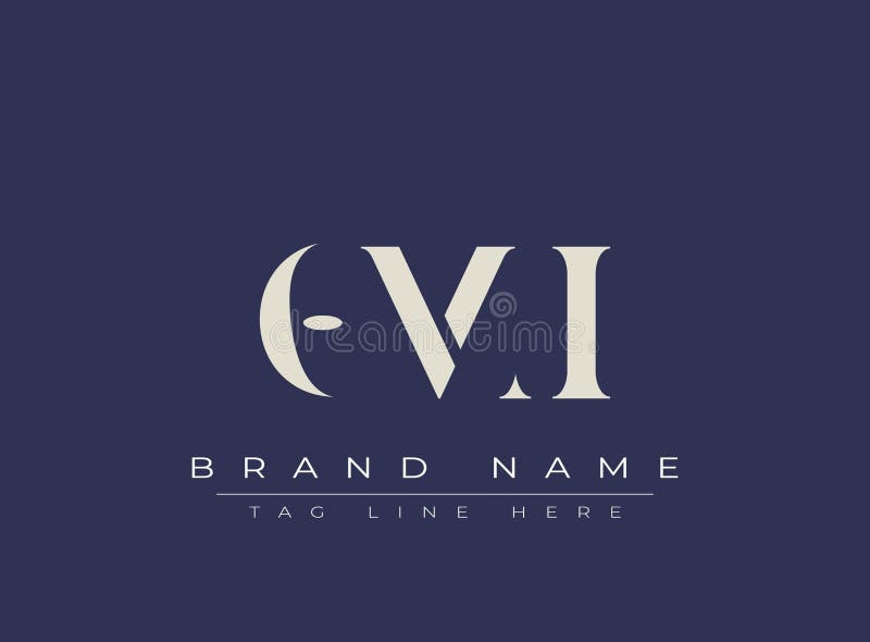 OMI Abstract Letter Logo Design Stock Vector - Illustration of vector ...