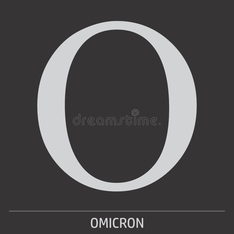 Omicron Greek Symbol Small Letter Lowercase Font Icon in Circle Round ...
