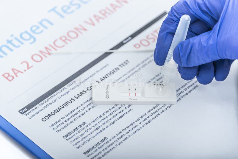 Omicron Positive, Antigen Test Kit Positive with Omicron or BA.2 ...