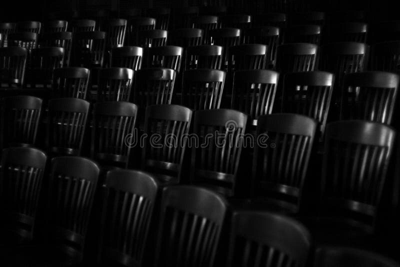 Ominous chairs stock photo. Image of sadness, funeral - 7468732