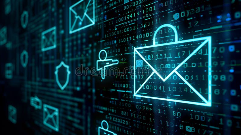 An Ominous Computer Screen with a Deceptive Email Asking for Sensitive ...