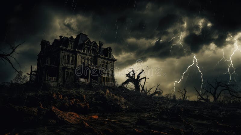 Ominous Dark and Scary Background Stock Illustration - Illustration of ...