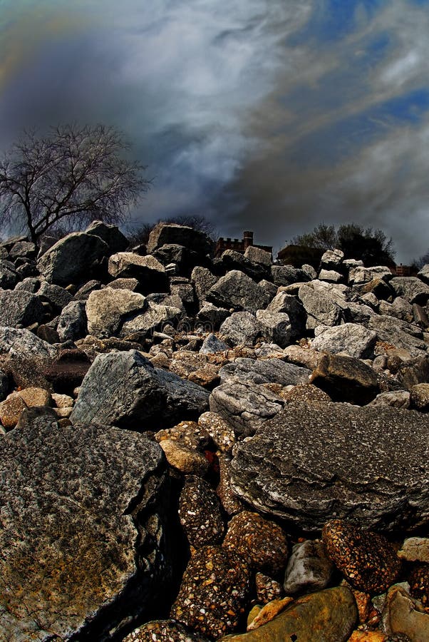 Ominous landscape stock image. Image of blue, nature - 16110013