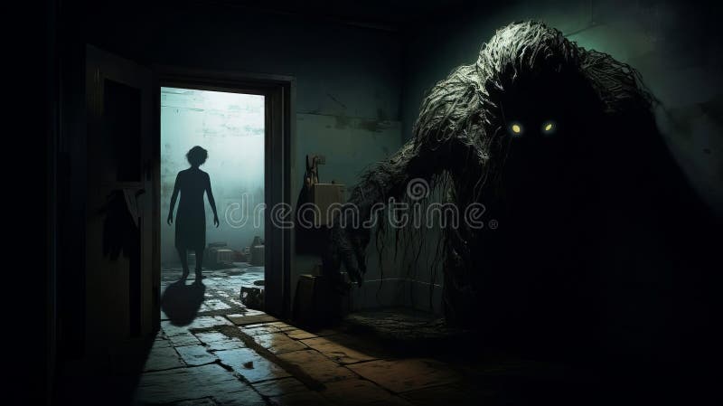 Exploring the Frightening Encounter of a Sick Monster Stock ...