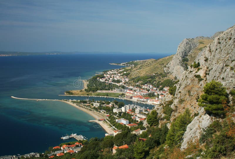 Omis stock photo. Image of travel, holiday, brac, river - 17943022